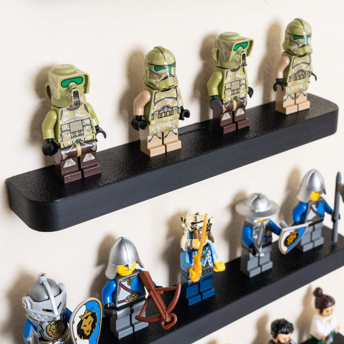 Floating Minifig Shelf - 6 – Bedlam Bricks