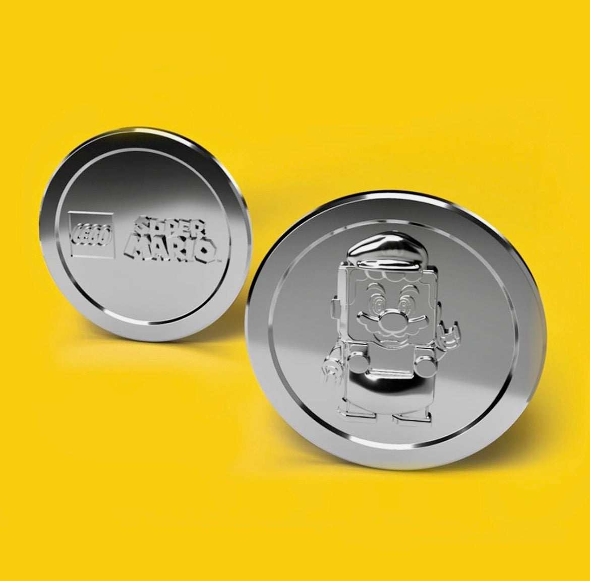 Super Mario Limited Edition Silver Coin – Bedlam Bricks
