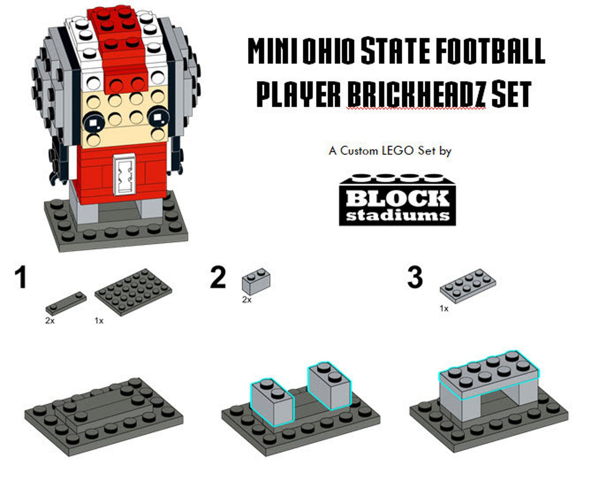 Ohio State Brickheadz Player – Bedlam Bricks